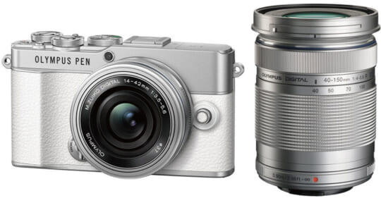 クラシカルなデザインの小型軽量ミラーレス「OLYMPUS PEN E-P7」にダブルズームキットが新登場 | CAPA CAMERA WEB