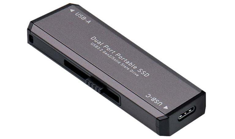 ケーブルもキャップもいらない！ Type-CとType-A両対応のスティック型SSD「ロジテック LMD-SPCHUAC」 | CAPA CAMERA WEB